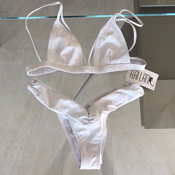 Kai Lani | Swim | Kai Lani Leatherette Bikini | Poshmark